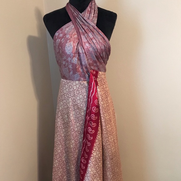 Skirts | Silk Reversible Wrap Skirt | Poshmark